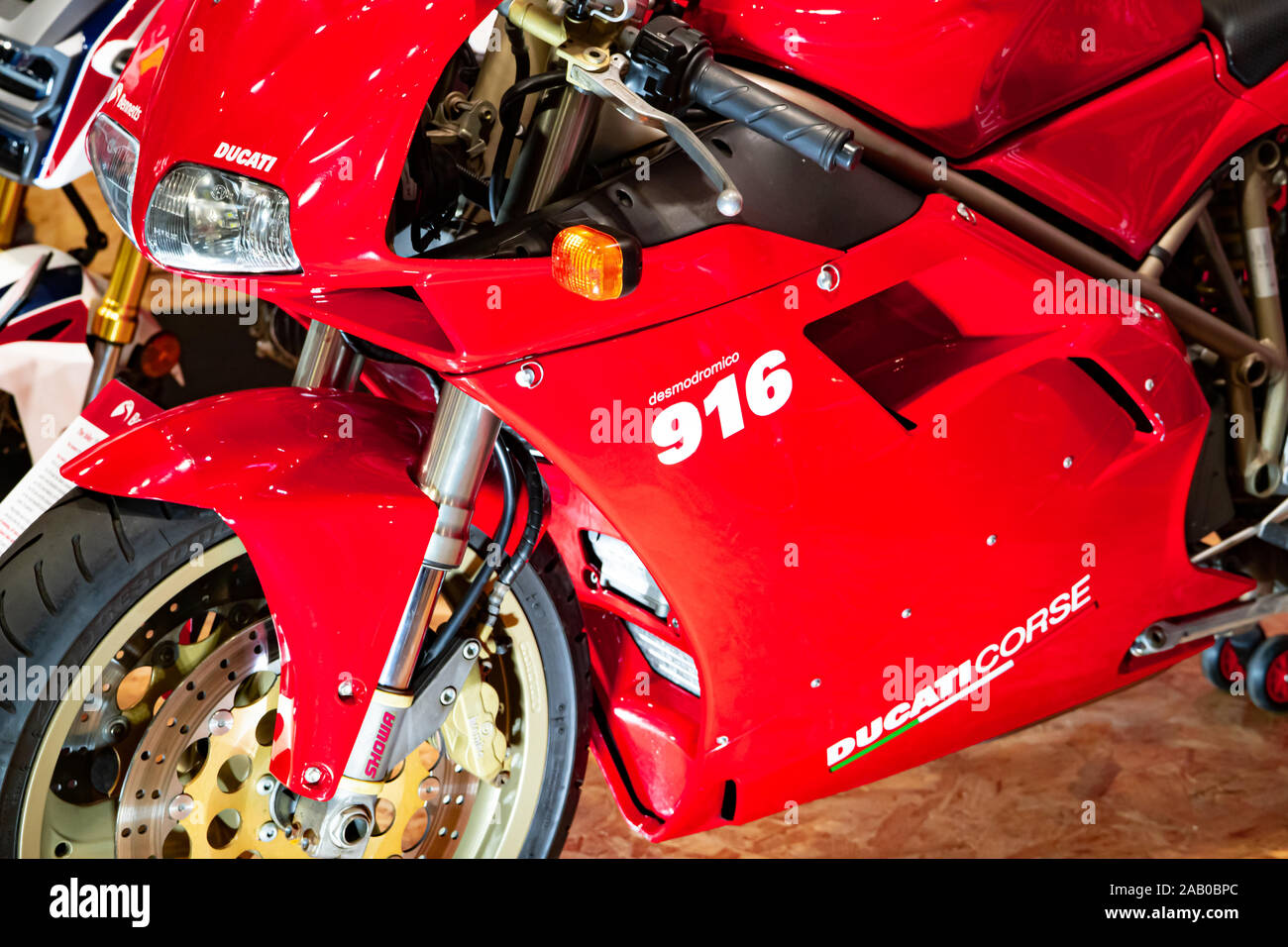 Red ducati motorcycle hi-res stock photography and images - Alamy