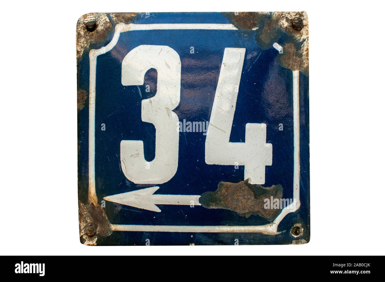 Number 34 Cut Out Stock Images & Pictures - Alamy