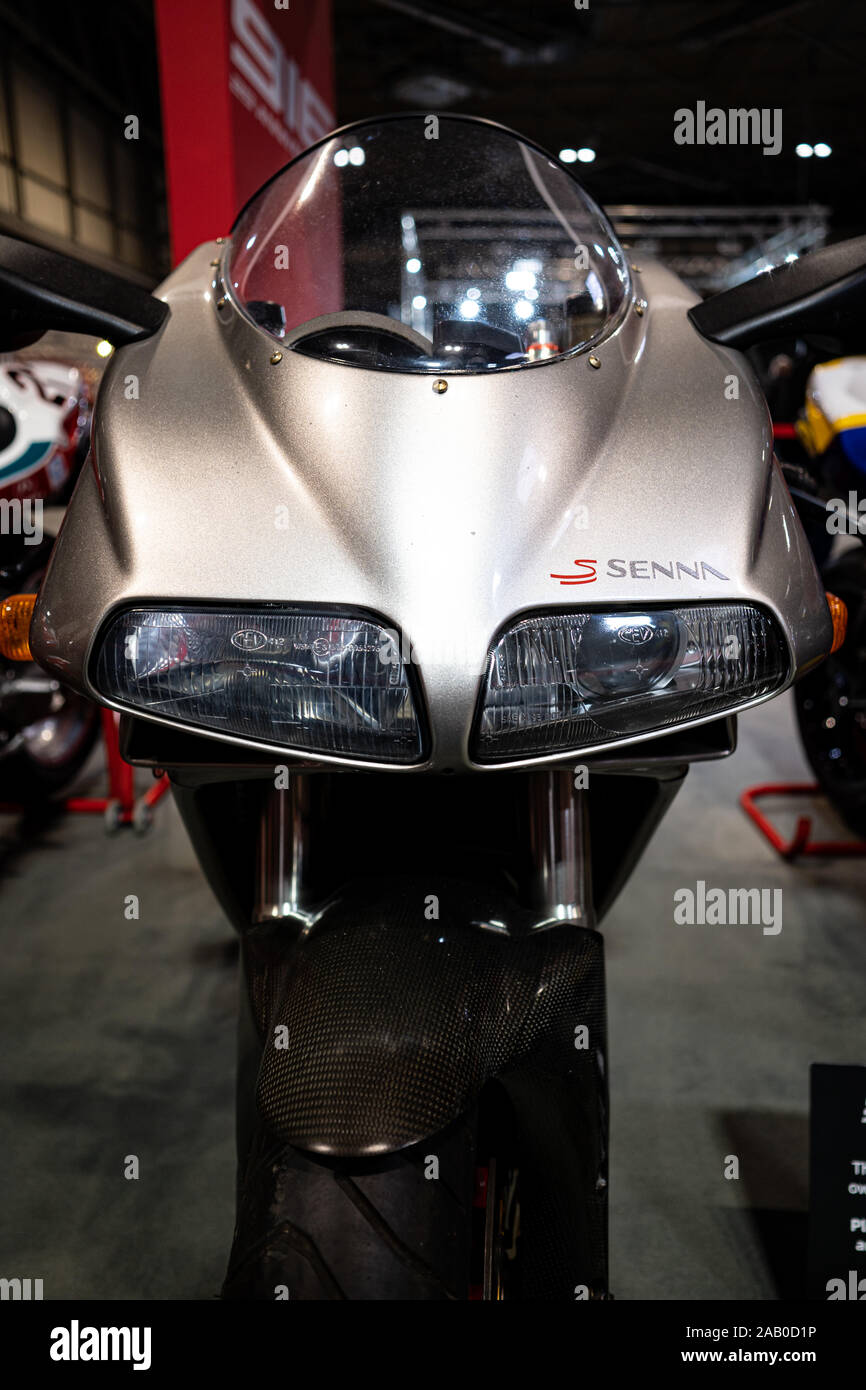Senna Ducati 916 motorcycle Stock Photo - Alamy