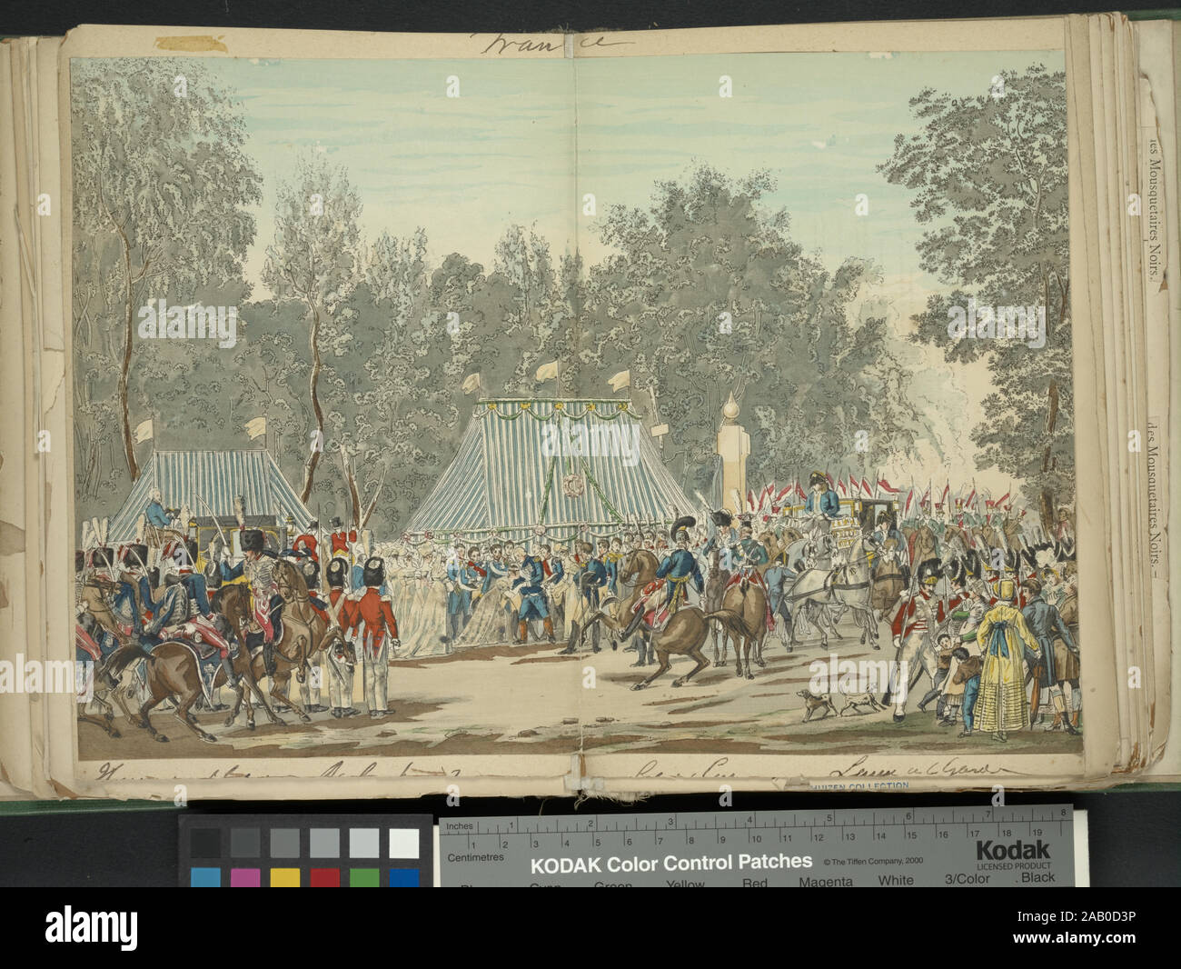 Soldier of France 1816 Stock Photo - Alamy