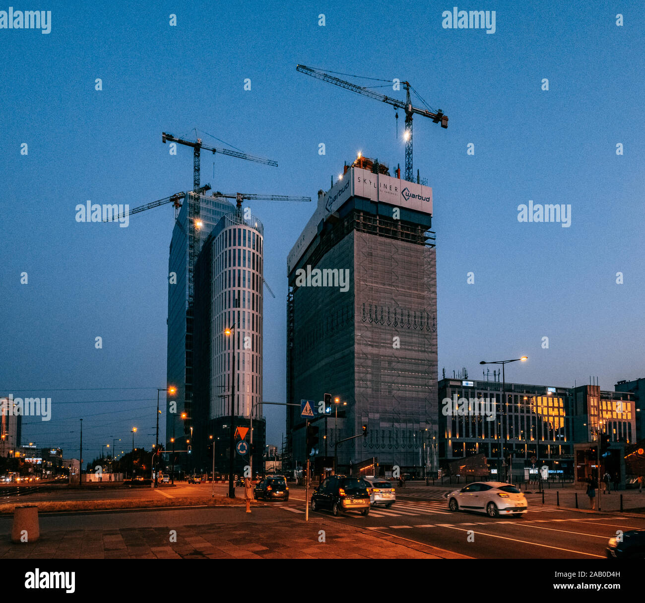 Skyliner Warsaw High Resolution Stock Photography and Images - Alamy