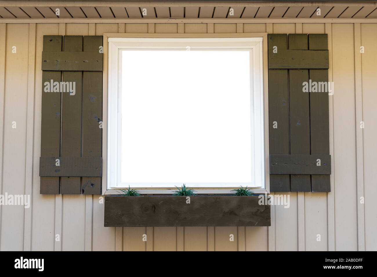 Blank window hi-res stock photography and images - Alamy