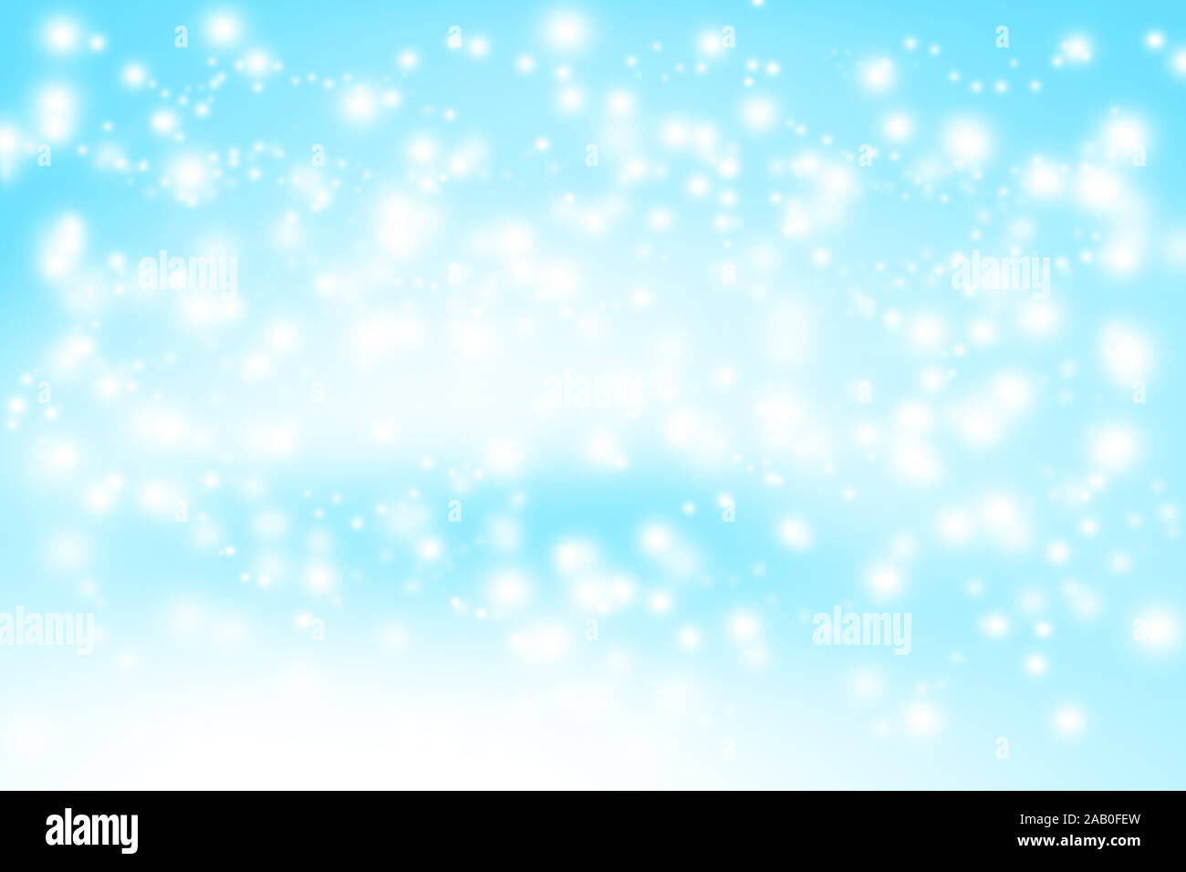 blue abstract background with snow flakes Stock Photo - Alamy