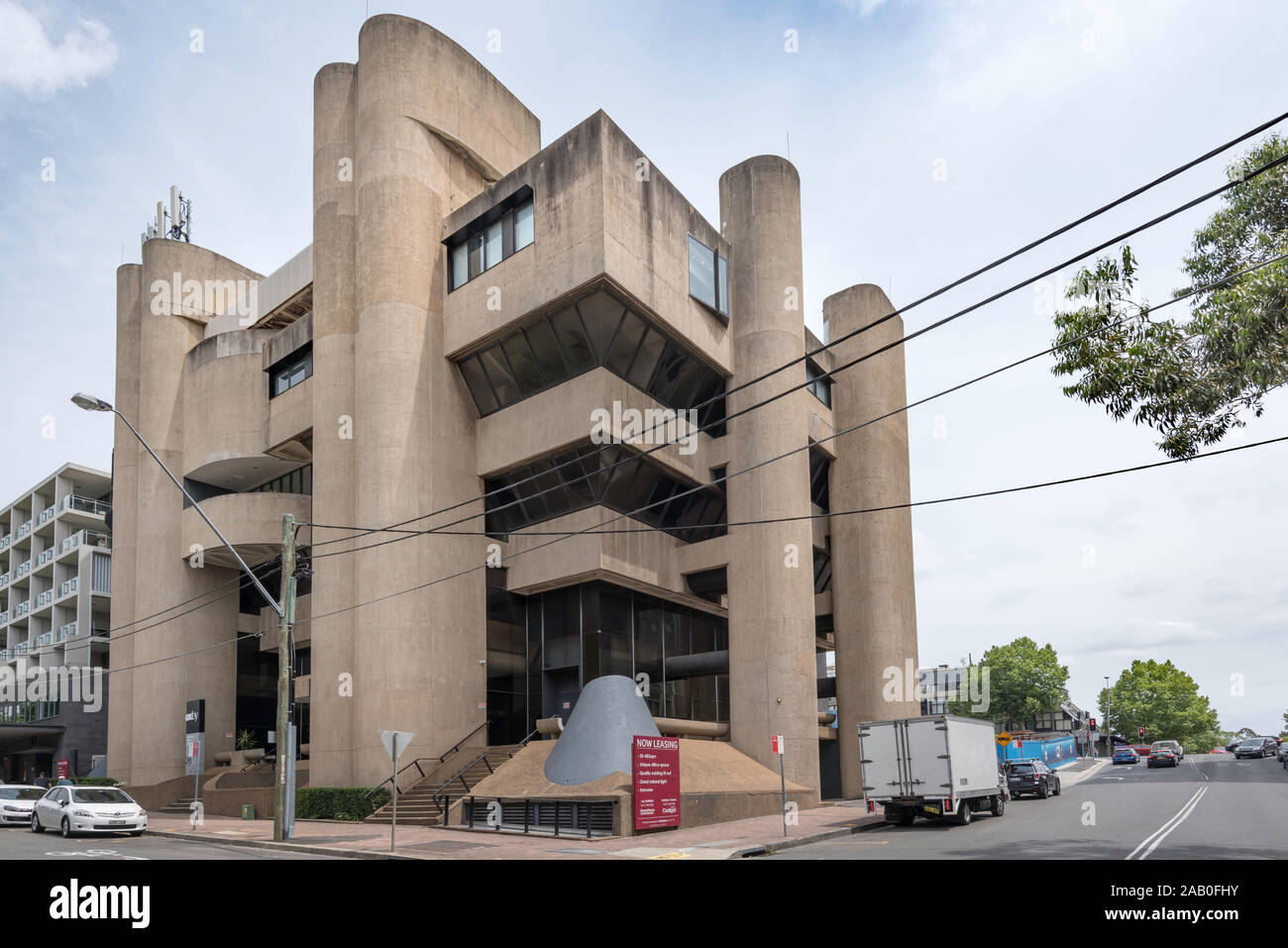 The Brutalist designed former CBC Bank Headquarters (now Oxley Business ...
