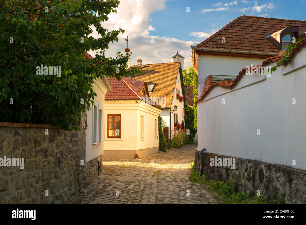 Small town street. Szentendre, Hungary Stock Photo - Alamy