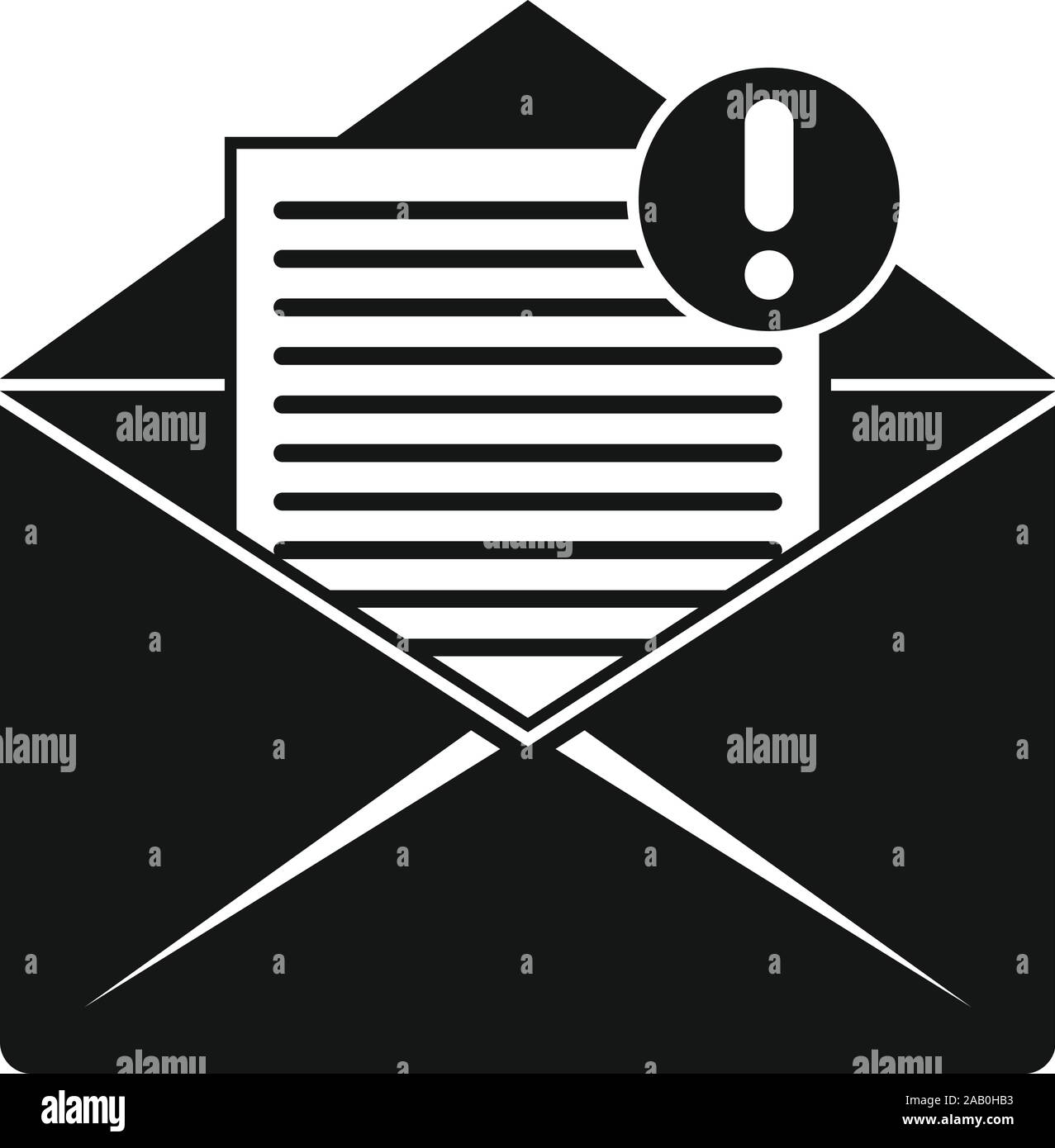 New mail icon. Simple illustration of new mail vector icon for web ...