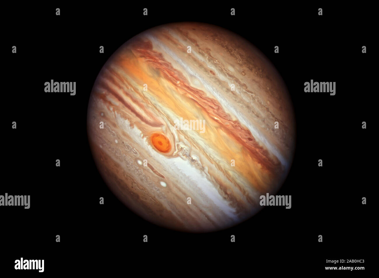 Planet jupiter white background hi-res stock photography and images - Alamy