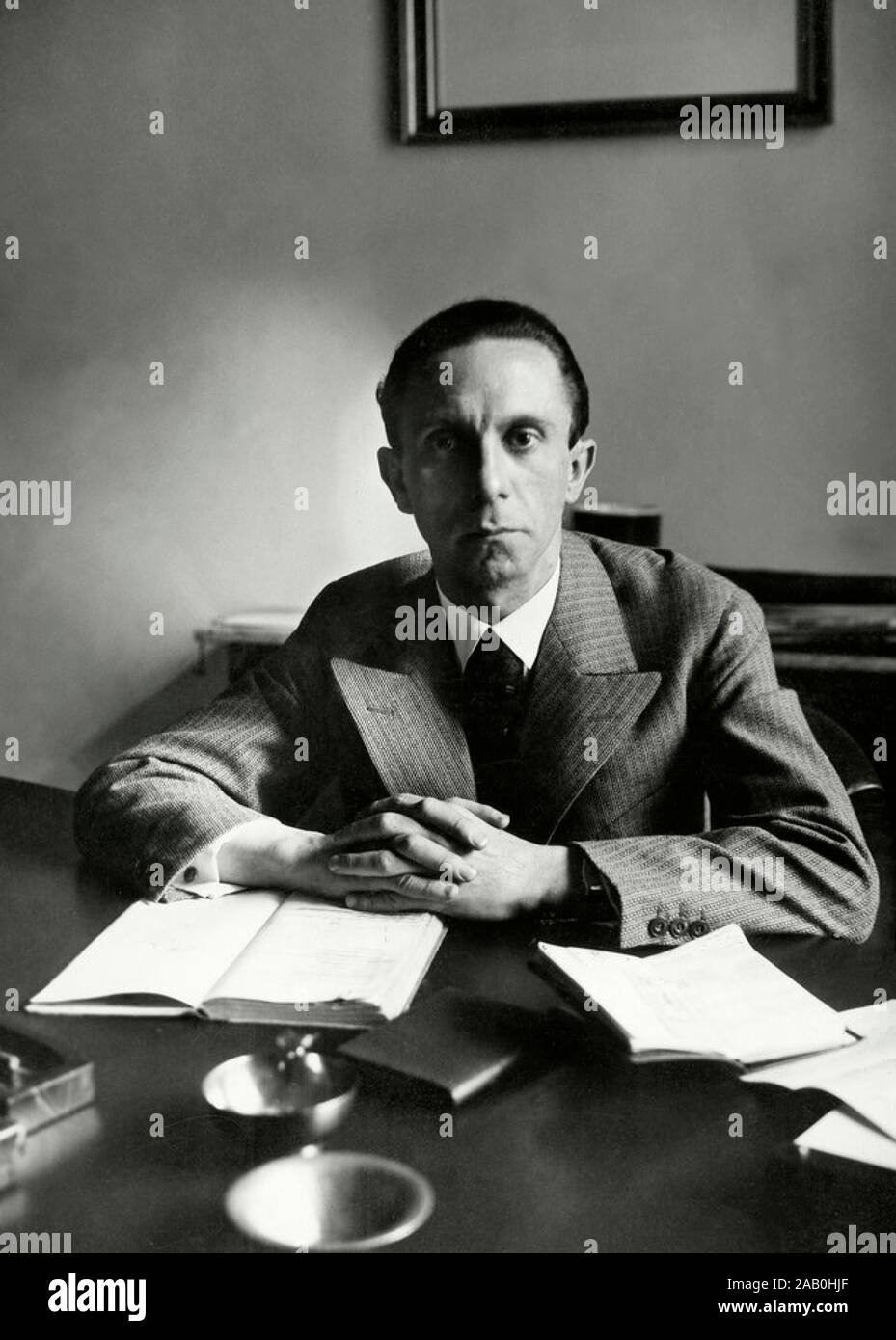 Minister Of Nazi Propaganda Paul Joseph Goebbels High Resolution Stock ...