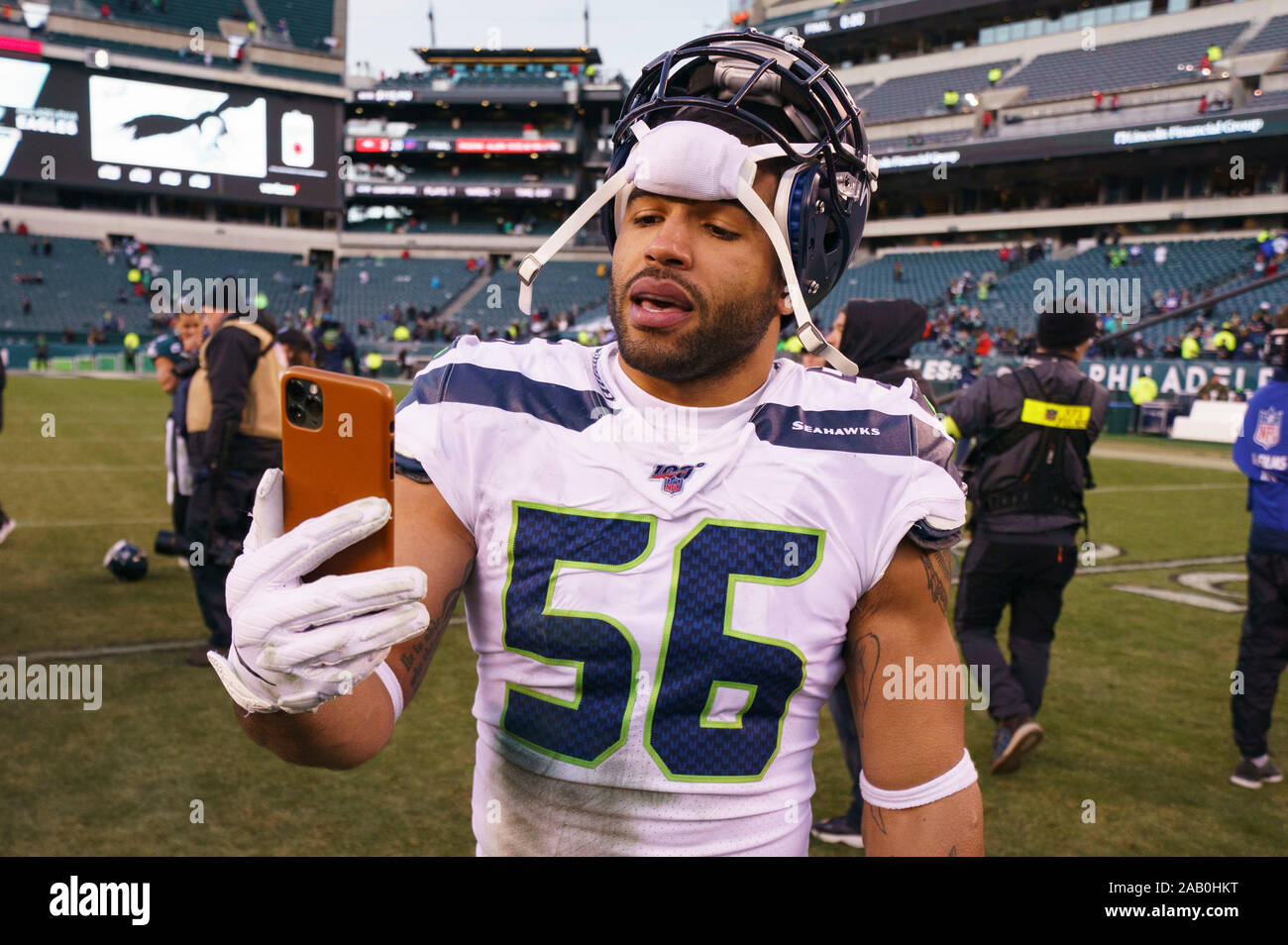Philadelphia, Pennsylvania, USA. 24th Nov, 2019. Seattle Seahawks ...
