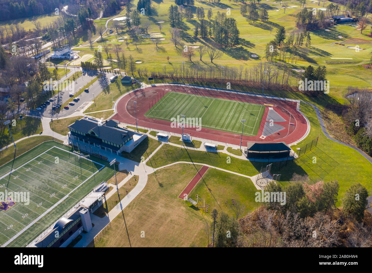 Lee Family Track, Williams College, Williamstown, Massachusetts Stock ...