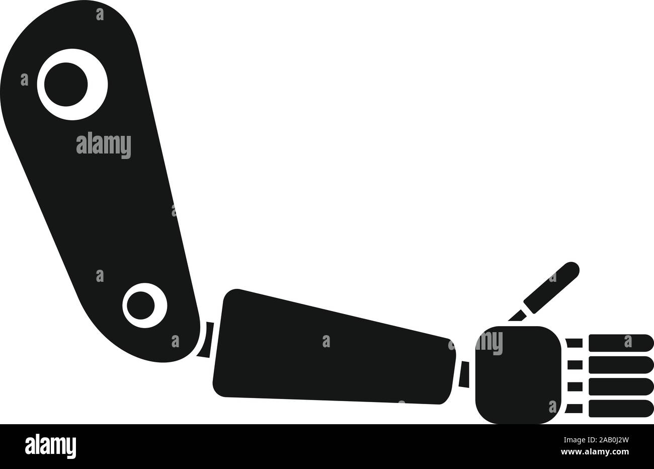 Artificial limbs icon. Simple illustration of artificial limbs vector ...