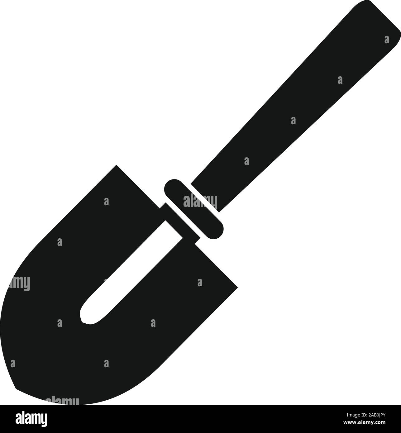 Hand shovel icon. Simple illustration of hand shovel vector icon for ...