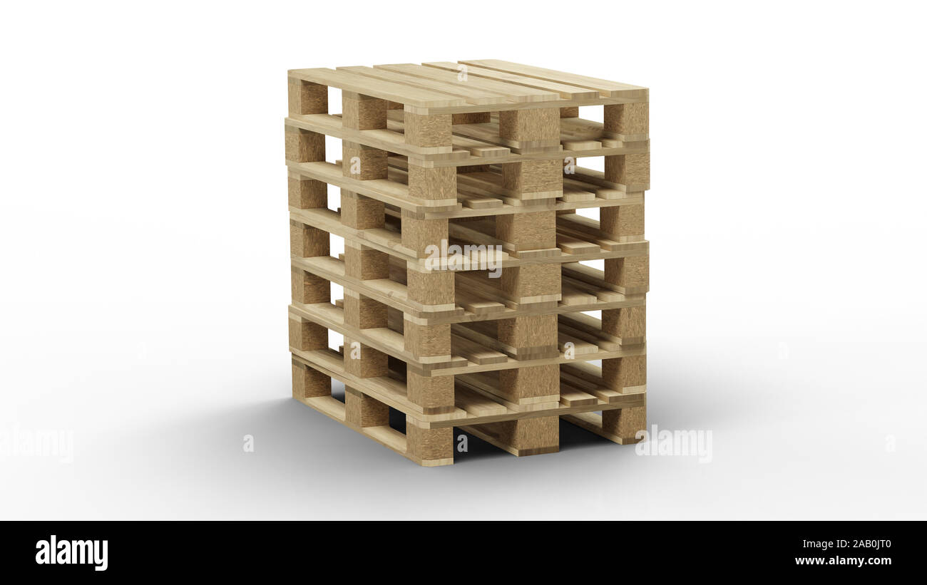 Wood Pallet Stack High Resolution Stock Photography and Images - Alamy