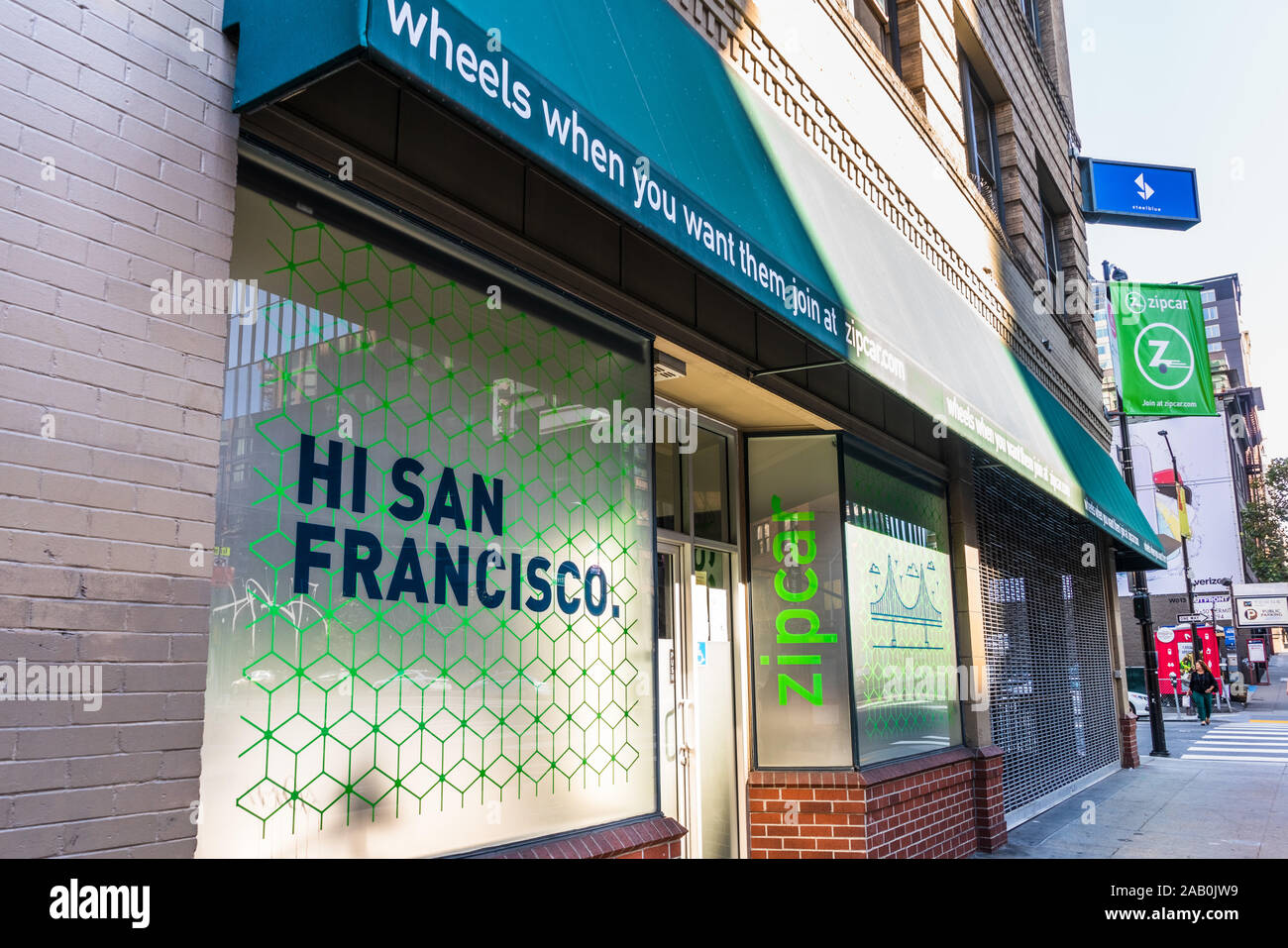 Zipcar symbol hi-res stock photography and images - Alamy