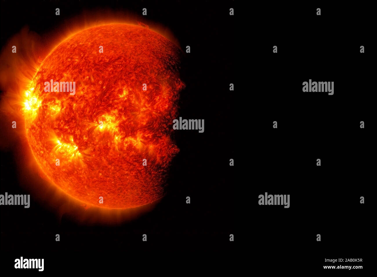 Hot sun, background. With the storms. Elements of this image were ...