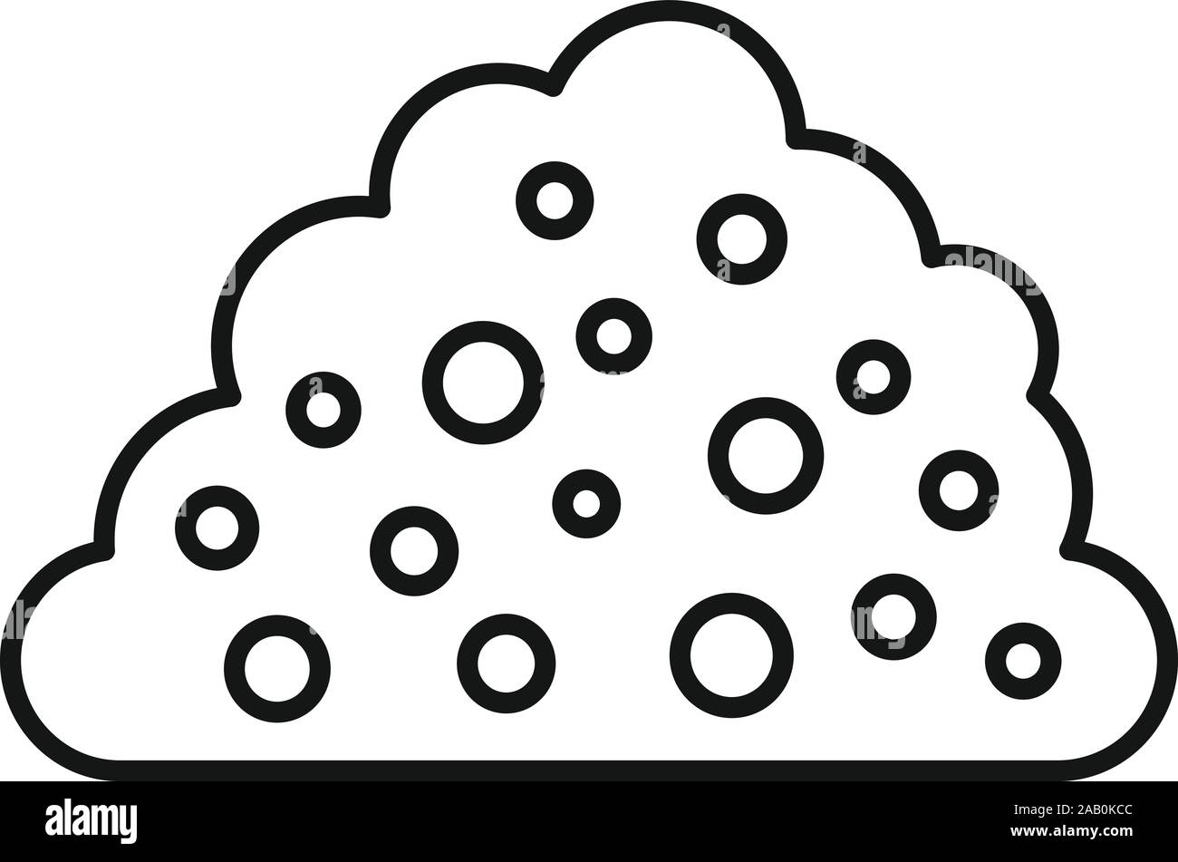 Farm soil icon. Outline farm soil vector icon for web design isolated ...