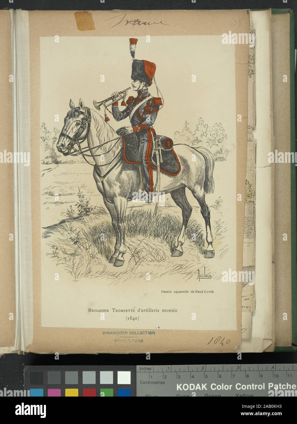 Soldier of France 1840 Stock Photo - Alamy