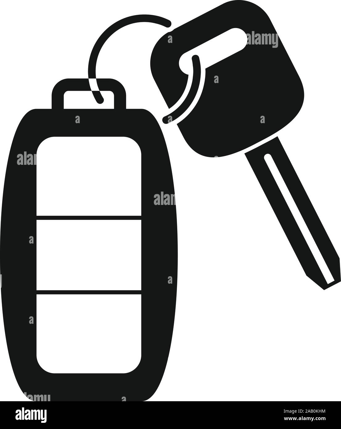 Auto alarm icon. Simple illustration of auto alarm vector icon for web ...