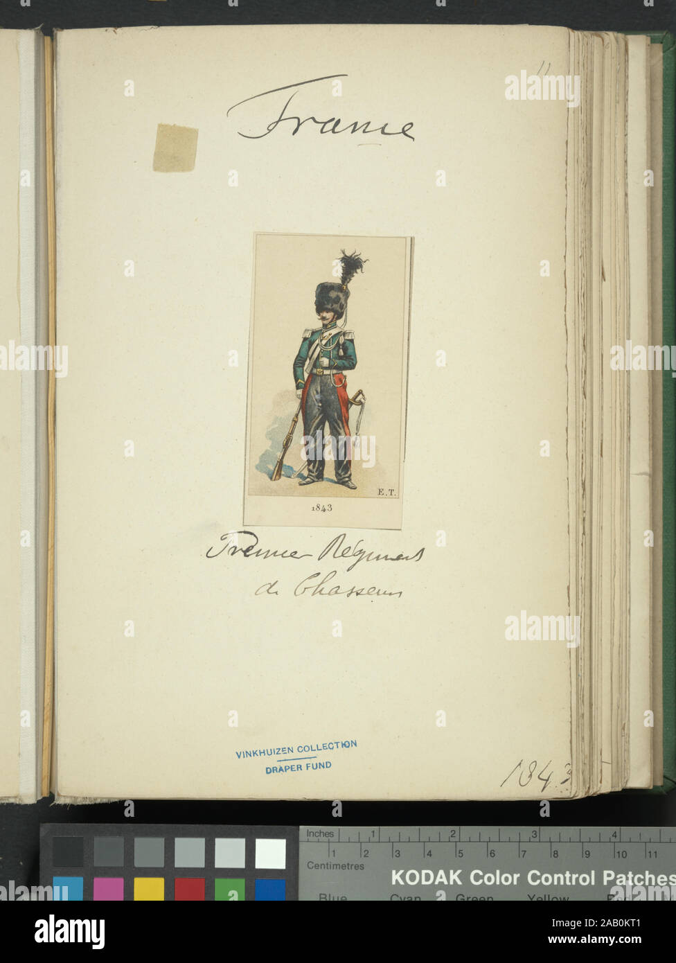 Soldier of France 1843-1844 Stock Photo - Alamy