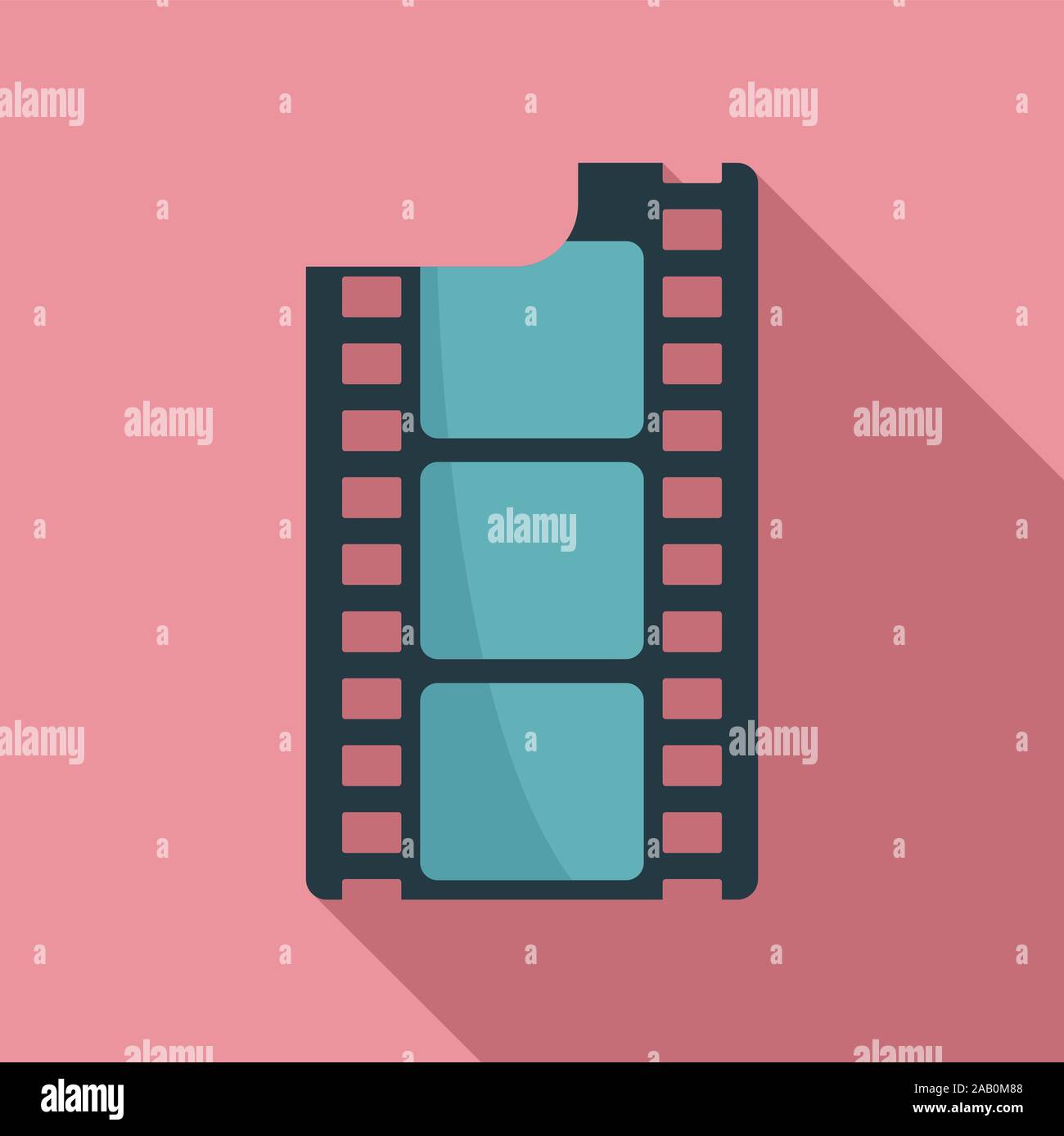 Film icon. Flat illustration of film vector icon for web design Stock ...