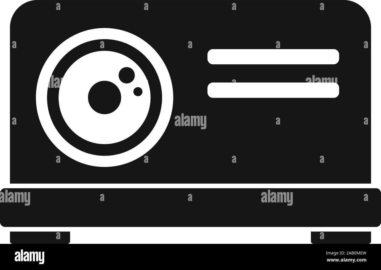 Projector icon. Simple illustration of projector vector icon for web ...