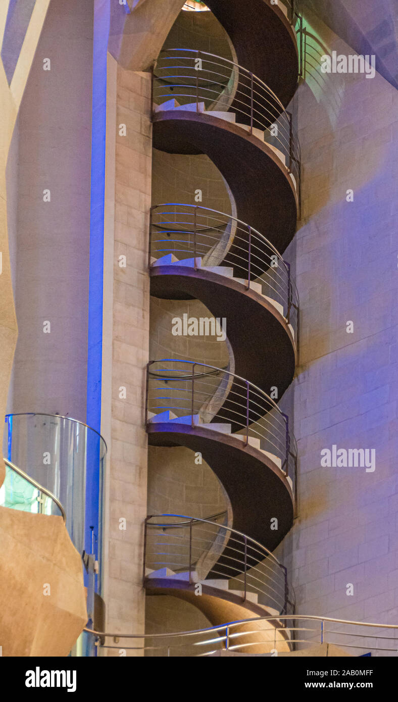 Circular Staircase in Church Stock Photo - Alamy