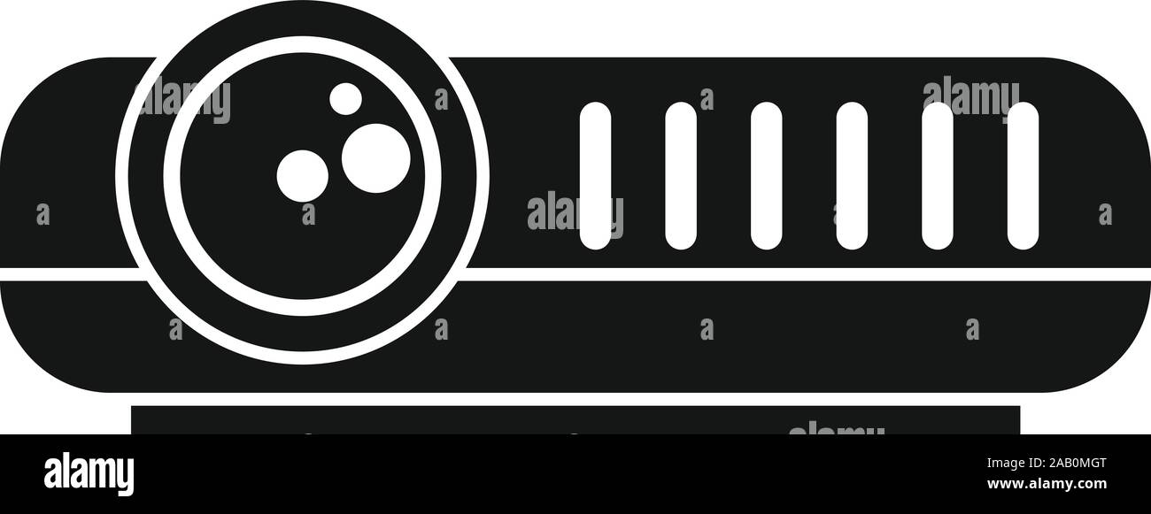 Modern projector icon. Simple illustration of modern projector vector ...