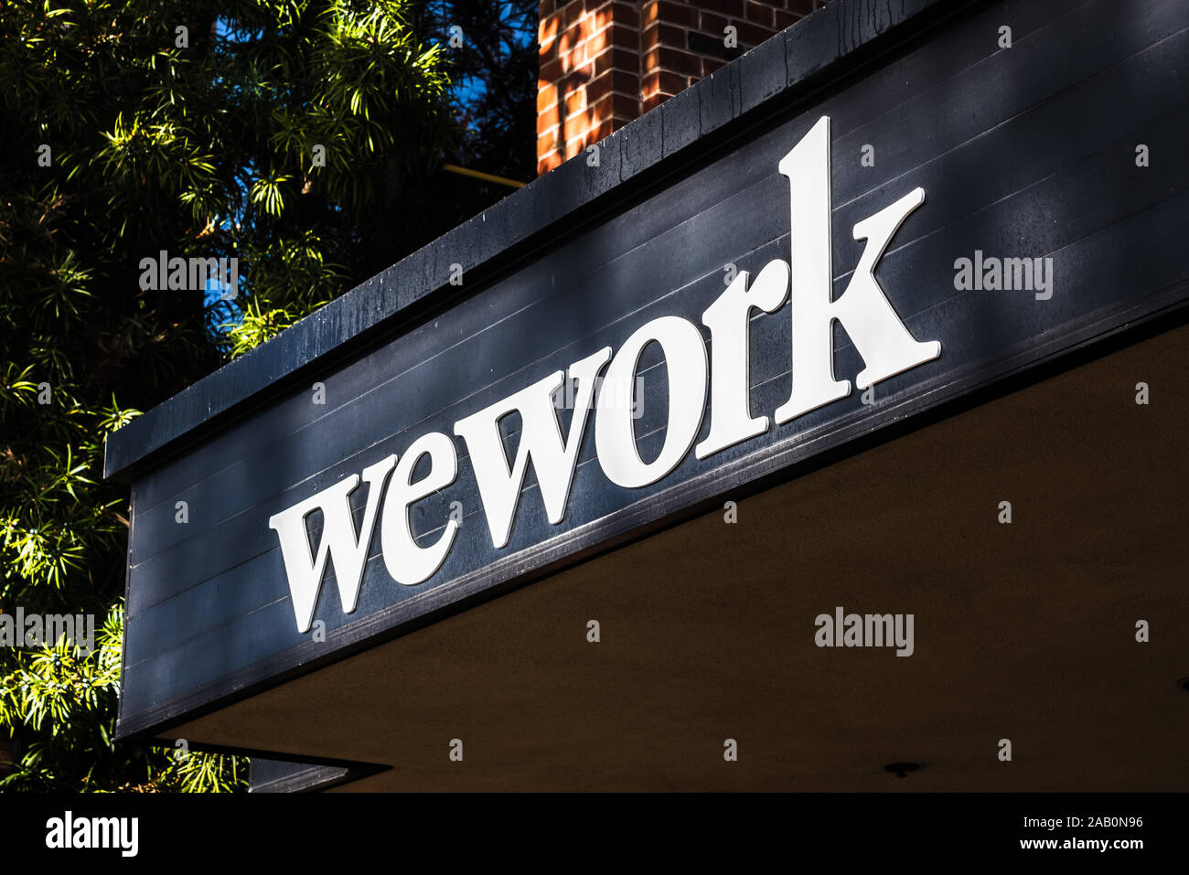 Wework sign hi-res stock photography and images - Alamy