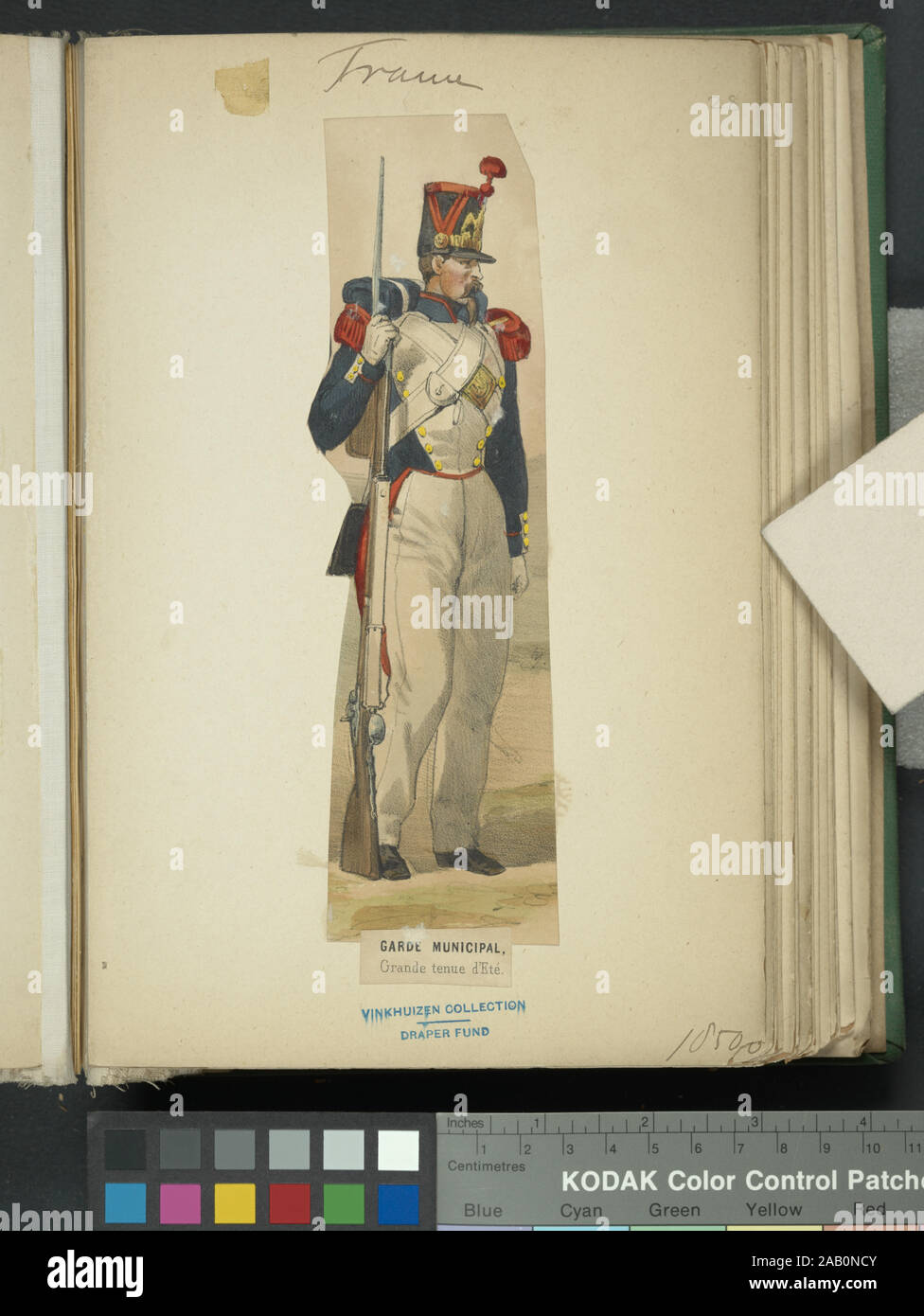 Soldier of France 1850 Stock Photo - Alamy