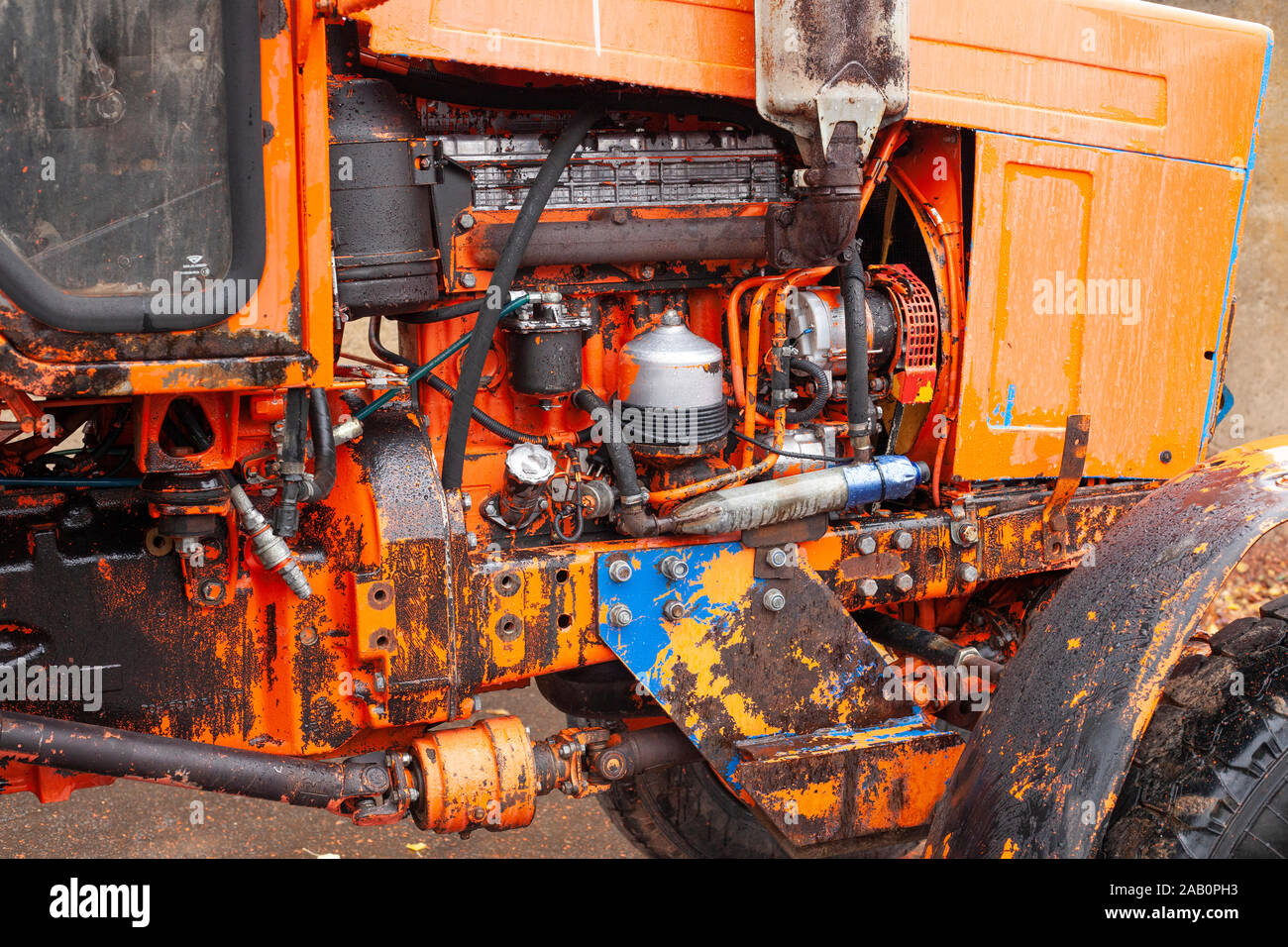 Mechanism of the internal combustion engine hi-res stock photography ...