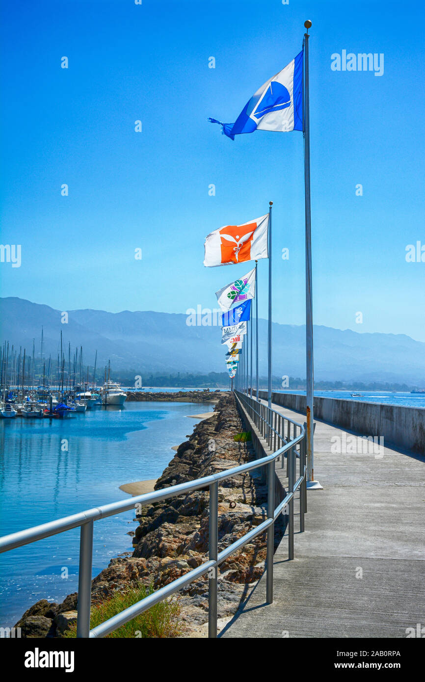 Santa barbara breakwater hi-res stock photography and images - Alamy