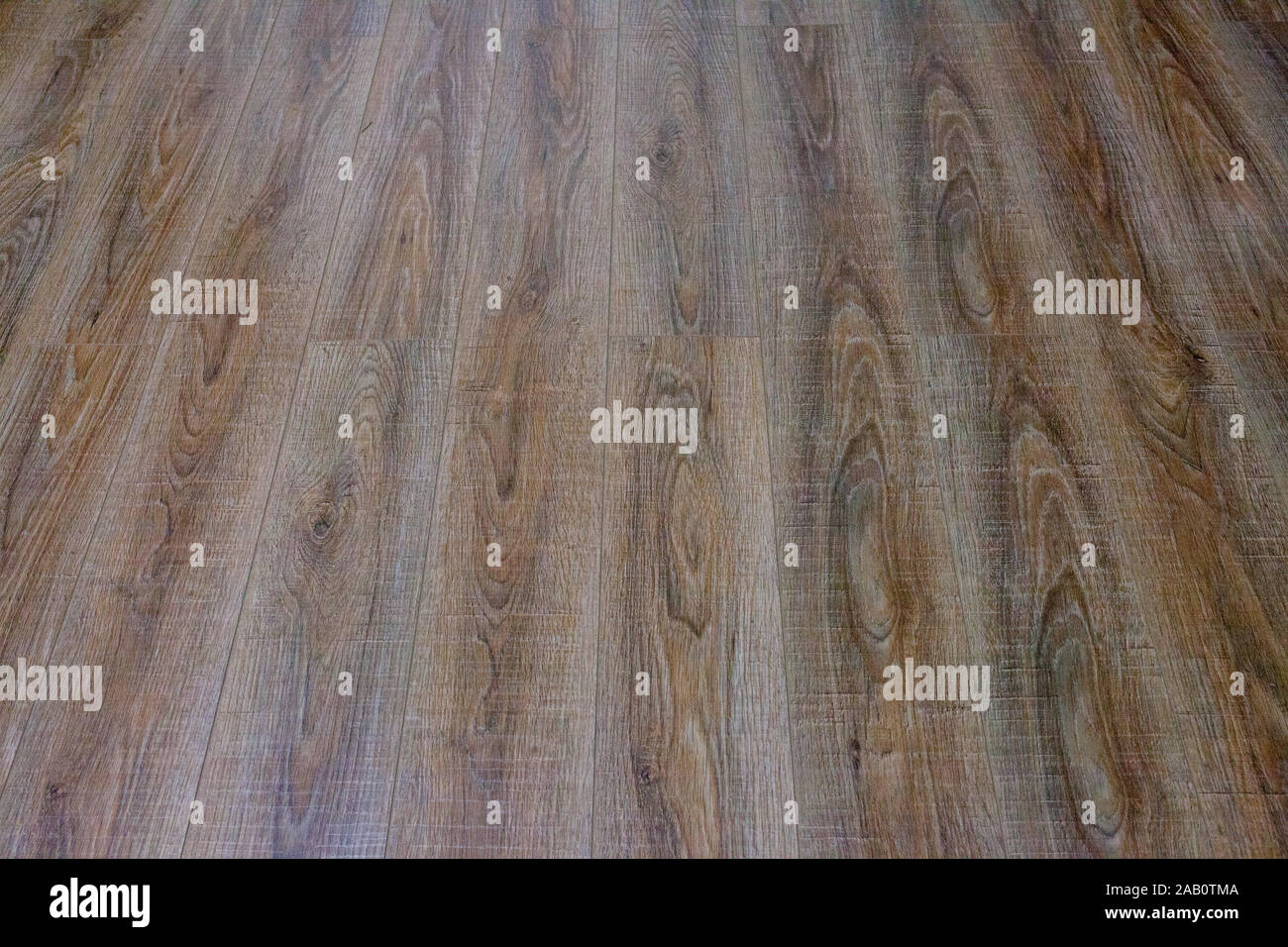 The floor of the light brown laminate diagonally Stock Photo - Alamy