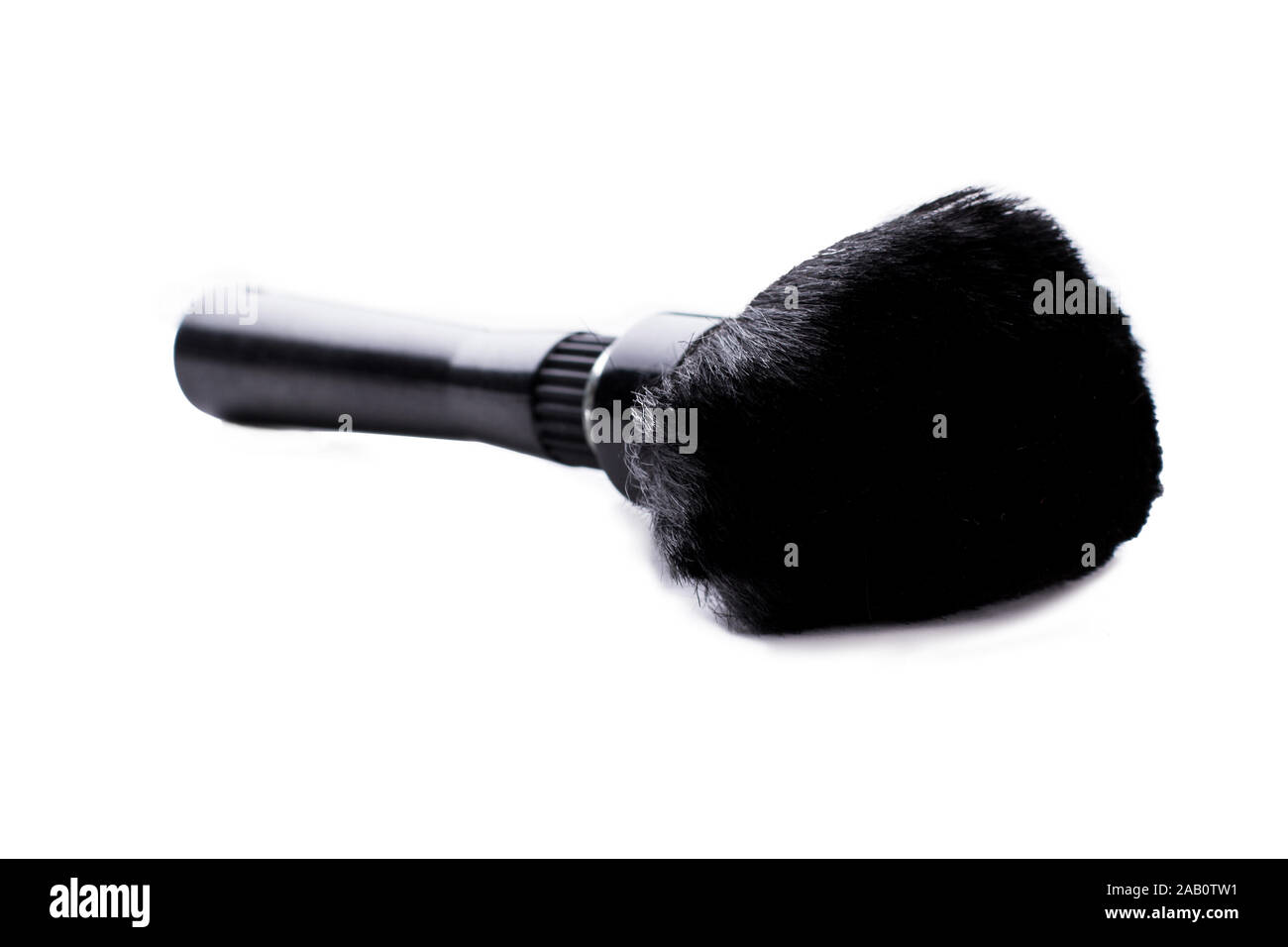 Woman makeup face brush Cut Out Stock Images & Pictures - Alamy