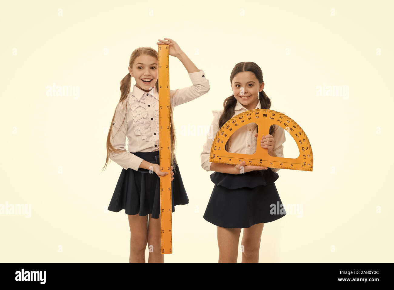 Favorite school subject. Education and school concept. School students ...