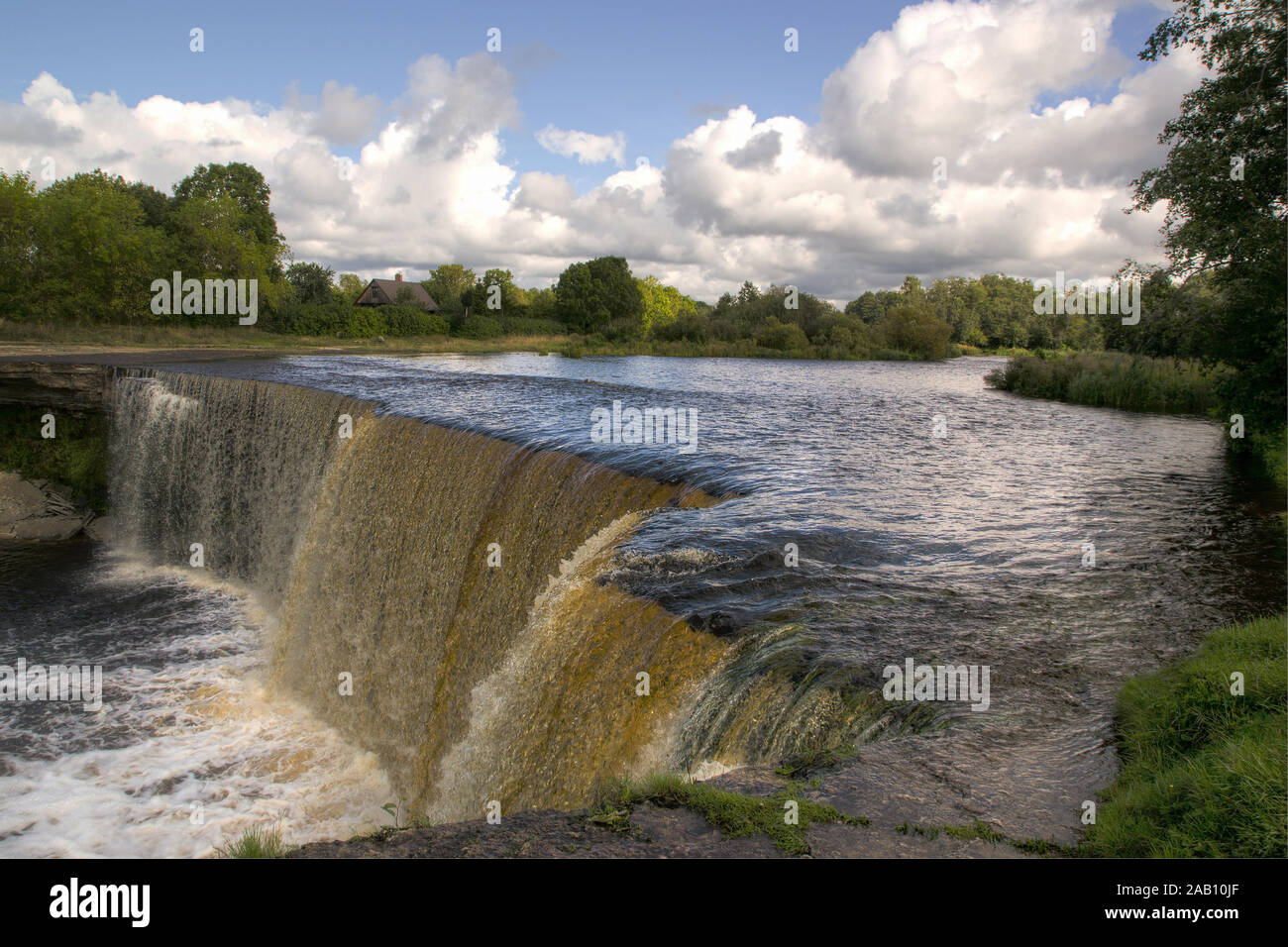 Waterfall on the Jagala river. North Estonia Stock Photo - Alamy