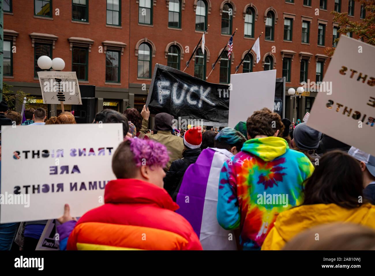 Boston pride flag hi-res stock photography and images - Alamy