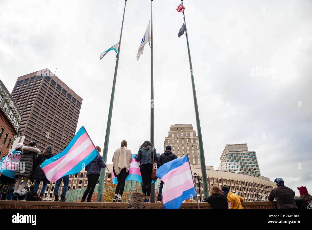 Boston pride flag hi-res stock photography and images - Alamy