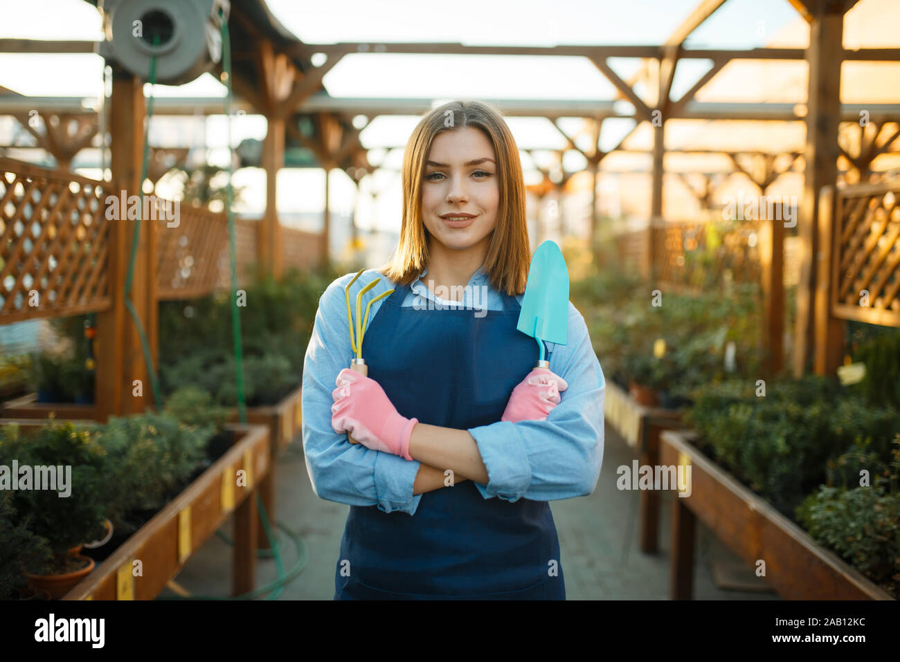 Shop poses at hi-res stock photography and images - Alamy