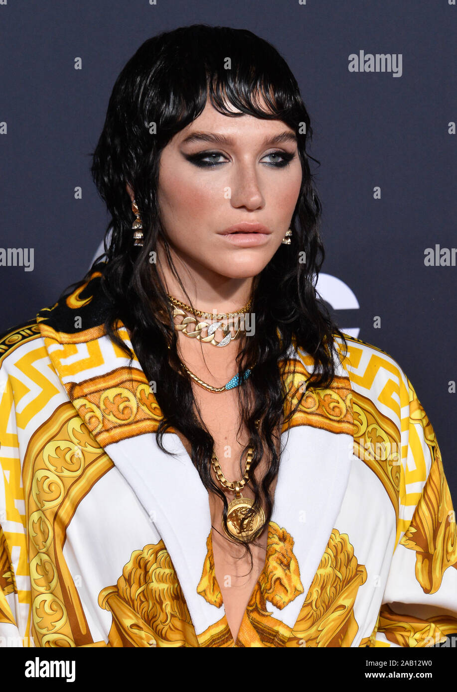 Los Angeles, United States. 24th Nov, 2019. Singer Kesha arrives for ...