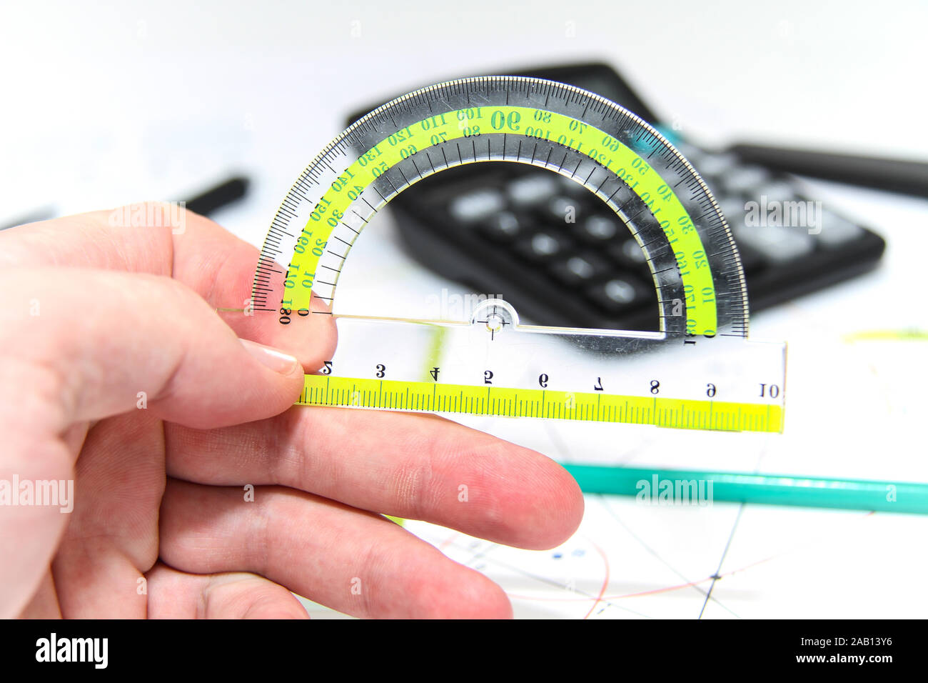 photo of the Architectural plans and projets, pencils, rulers, compass ...