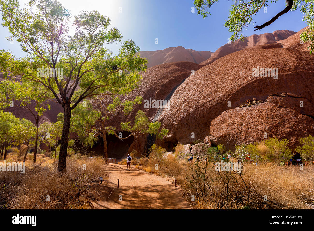 Uluru, Northern Territory, Australia - 18 Sep 19: The Mala walk goes ...