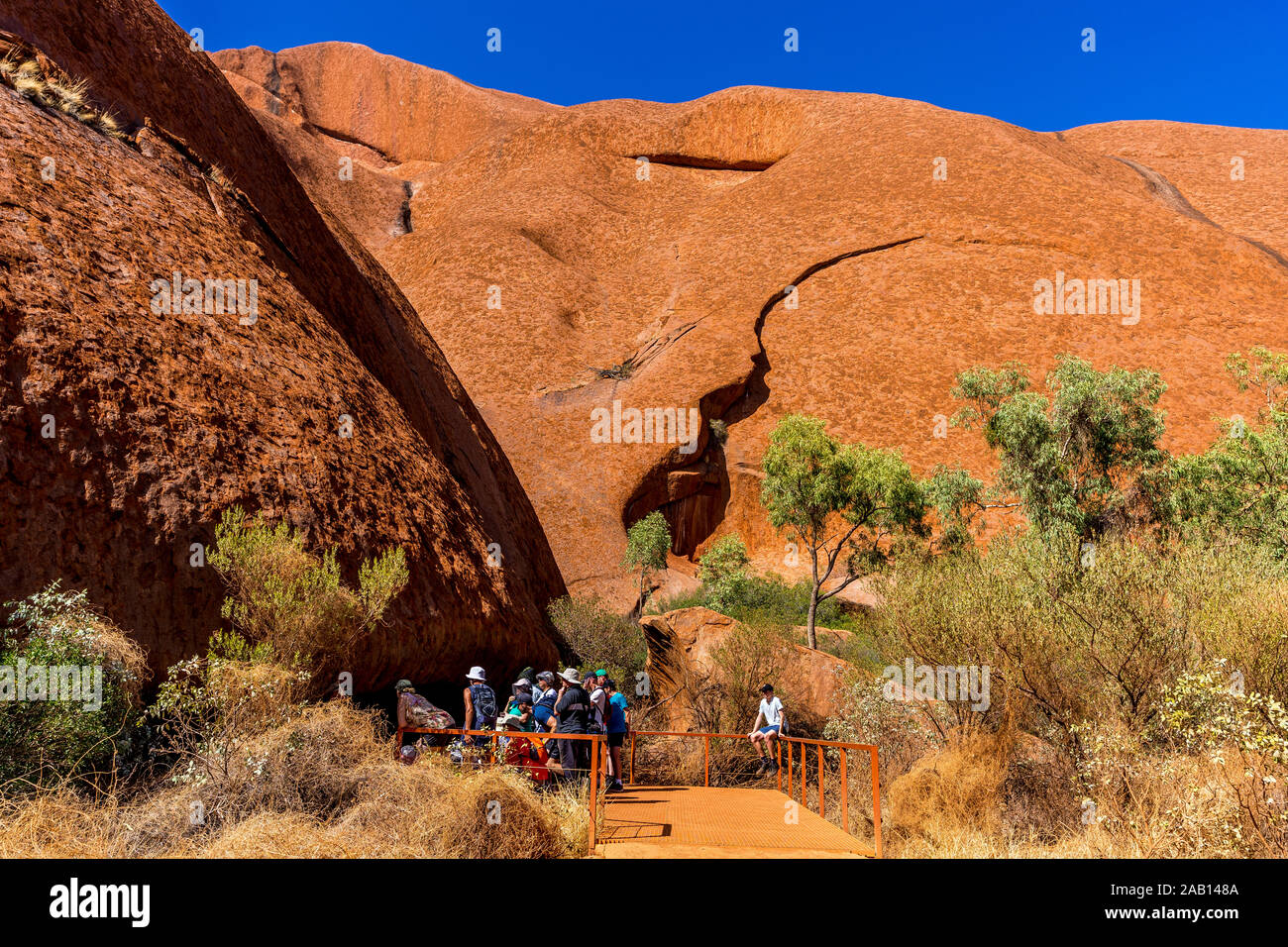 Uluru, Northern Territory, Australia - 18 Sep 19: The Mala walk goes ...