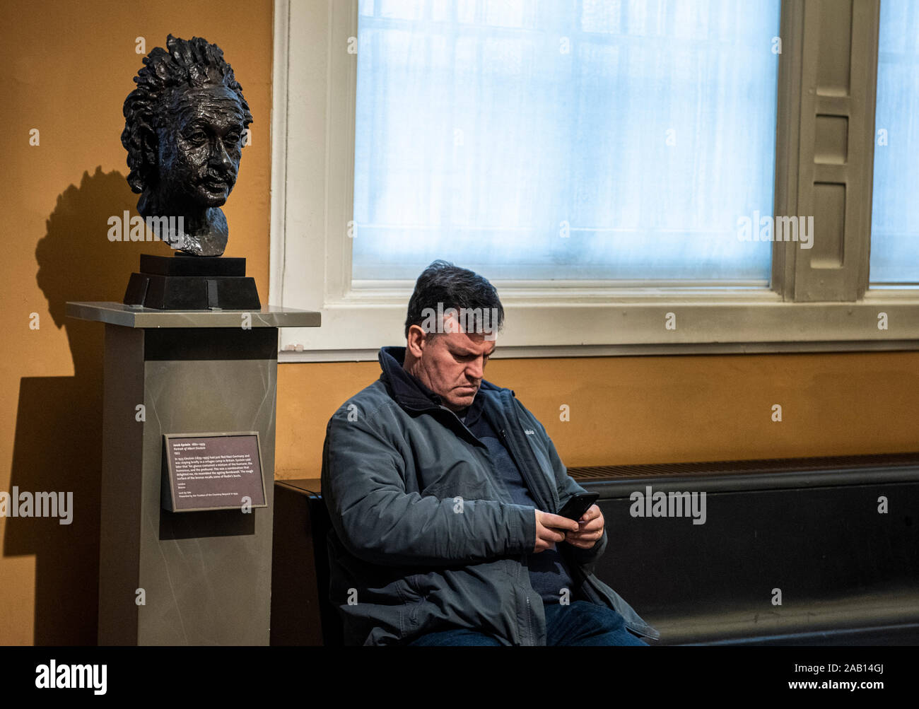Albert einstein sculpture museum hi-res stock photography and images ...