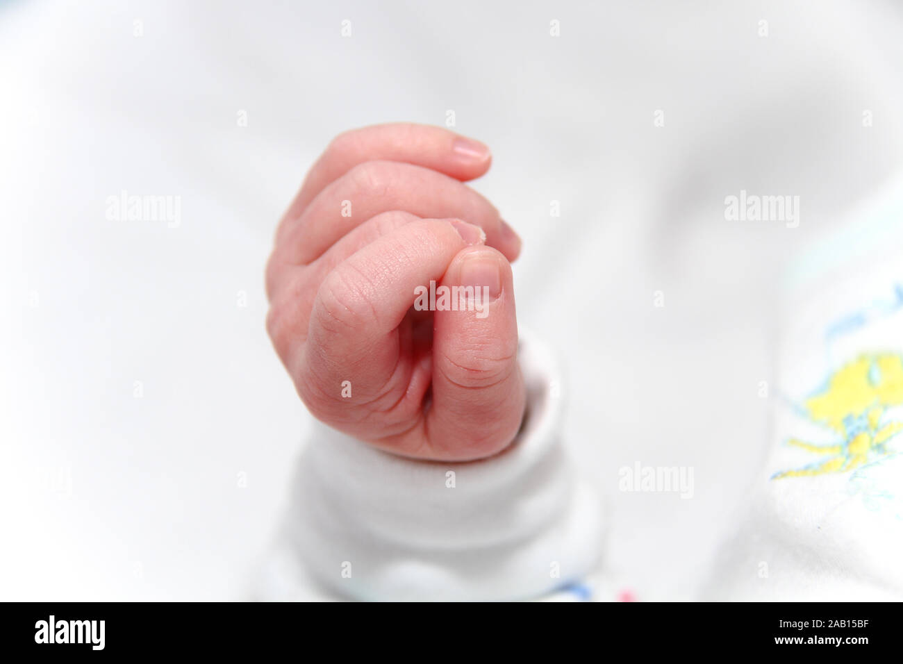 Photo of the Hand of the little male baby Stock Photo - Alamy