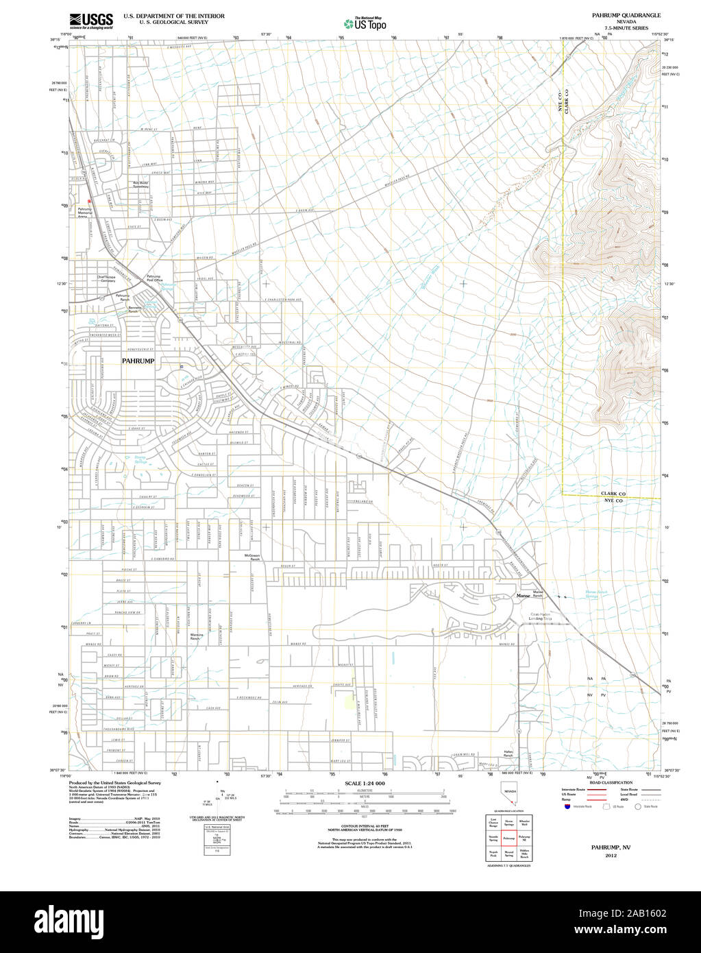 Pahrump, nevada Cut Out Stock Images & Pictures - Alamy