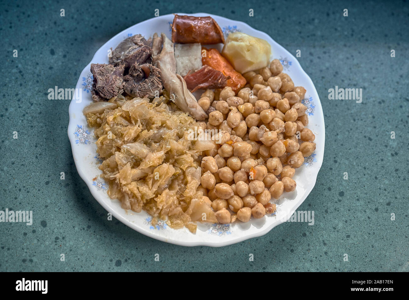 Madrid stew serving. Madrid, Spain Stock Photo - Alamy