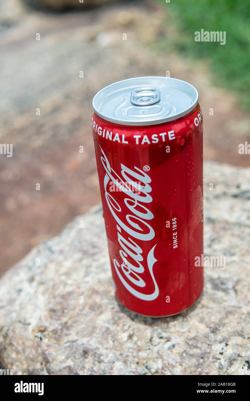 India, Bengaluru city, Lalbagh Botanical Garden Park, Coca Cola Coke ...