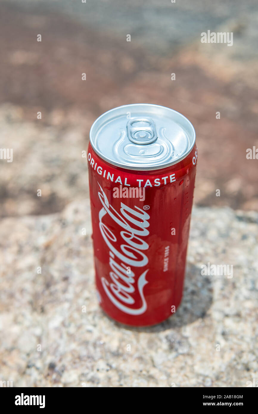 India, Bengaluru city, Lalbagh Botanical Garden Park, Coca Cola Coke ...