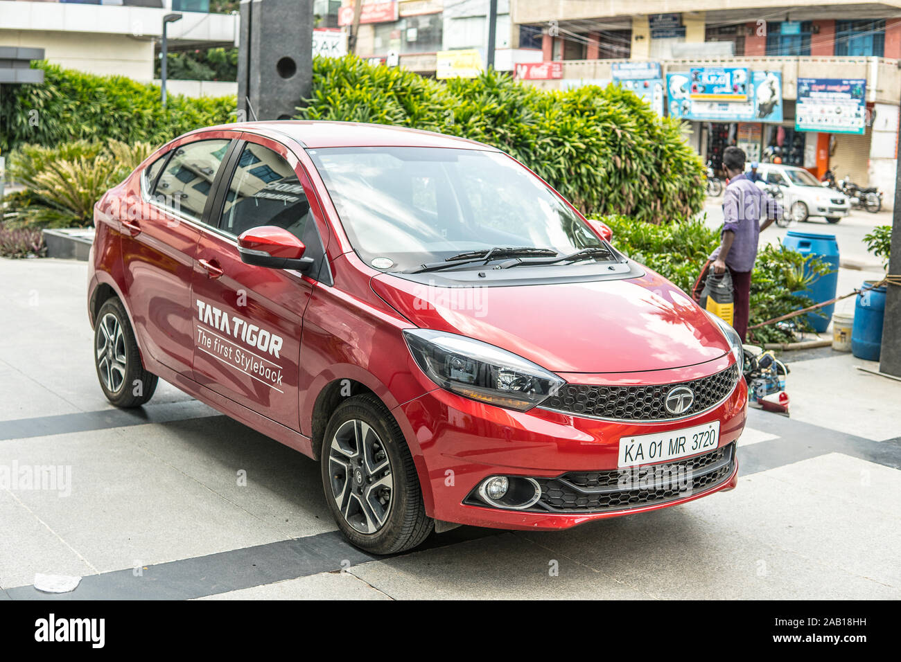 Tata motors logo hi-res stock photography and images - Alamy