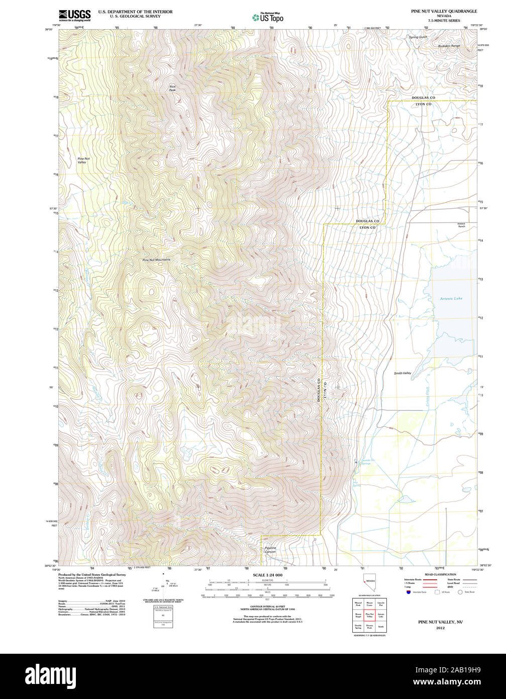 Map of pine valley hi-res stock photography and images - Alamy
